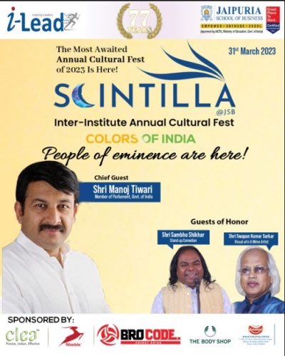 SCINTILLA 2023 (Colors of India) March 31,2023 - Jaipuria Group of ...